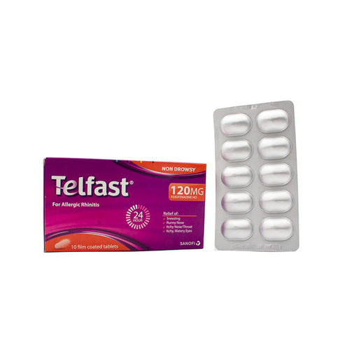 Telfast 120mg (10 Tablets) – Louree